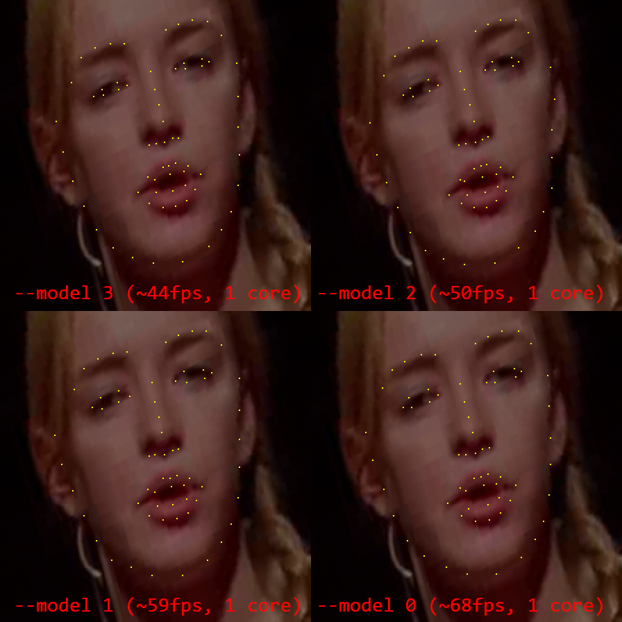 OpenSeeFace: 强大的实时人脸和面部特征点跟踪库 - 懂AI