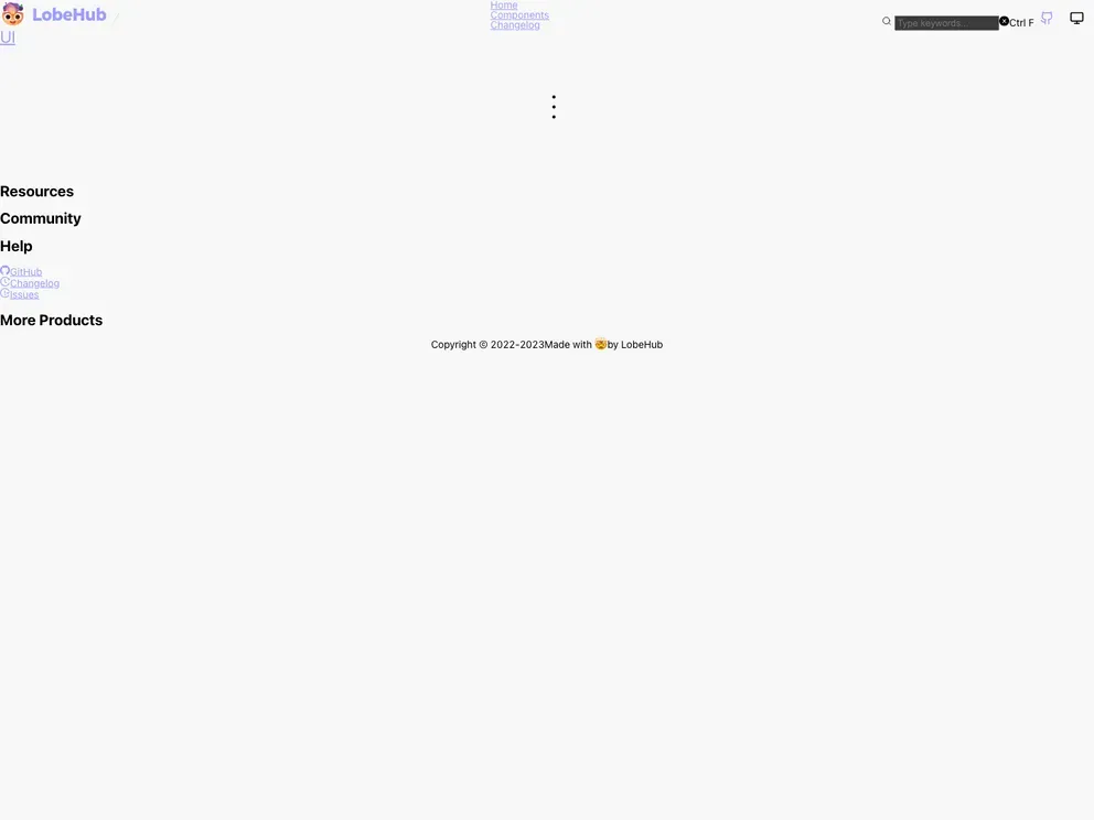 Lobe Ui 一个开源的 Aigc 网页应用 Ui 组件库 懂ai