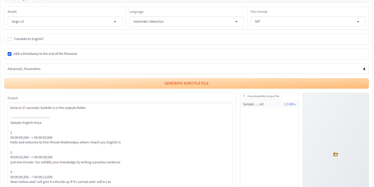 Whisper-WebUI: 全面而强大的音频转录工具 - 懂AI