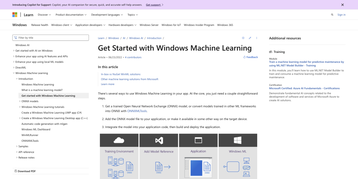 Windows Machine Learning: 在Windows上构建智能应用的强大工具 - 懂AI