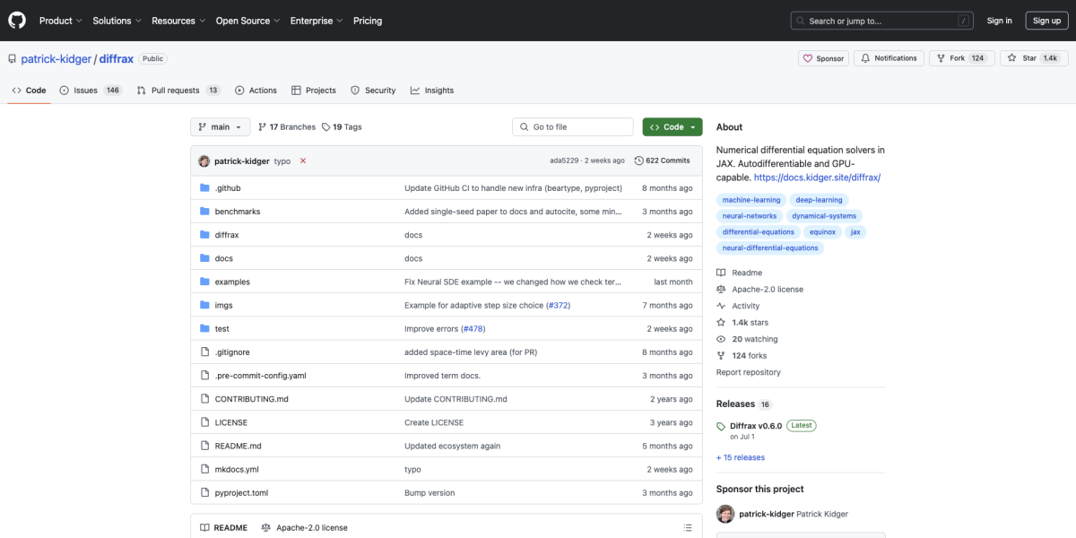Diffrax: JAX中强大的微分方程求解器 - 懂AI