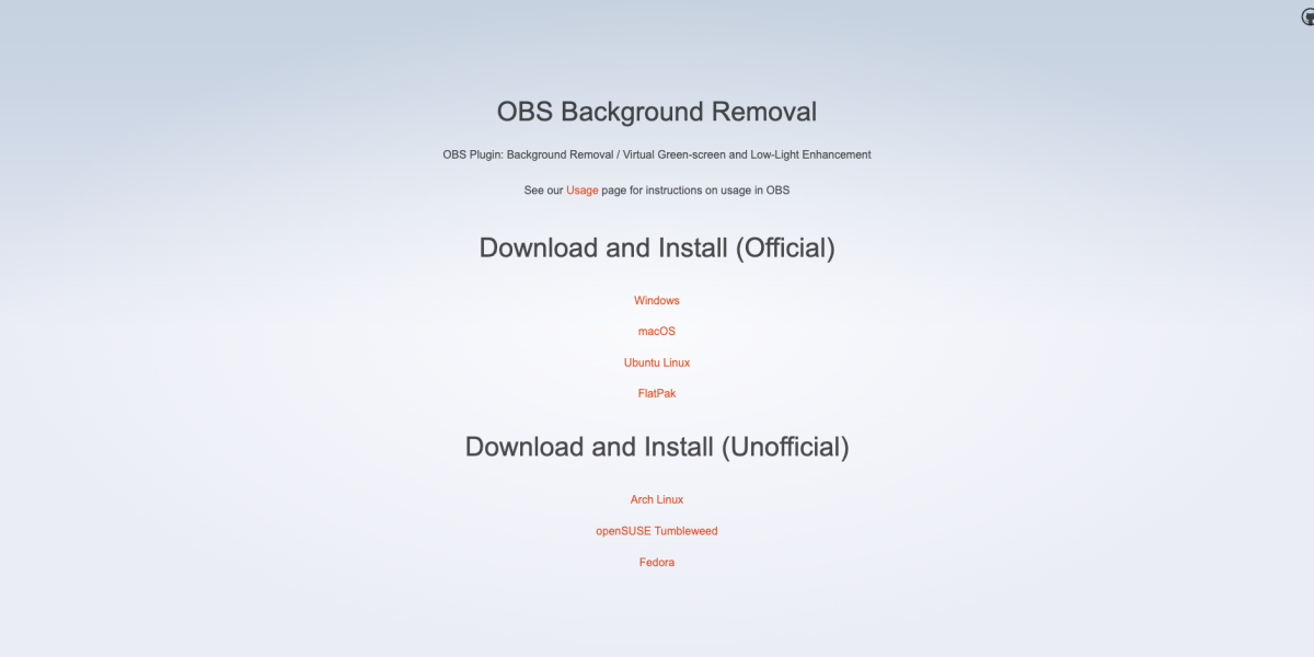 OBS背景去除插件：轻松实现视频背景移除和低光增强 - 懂AI