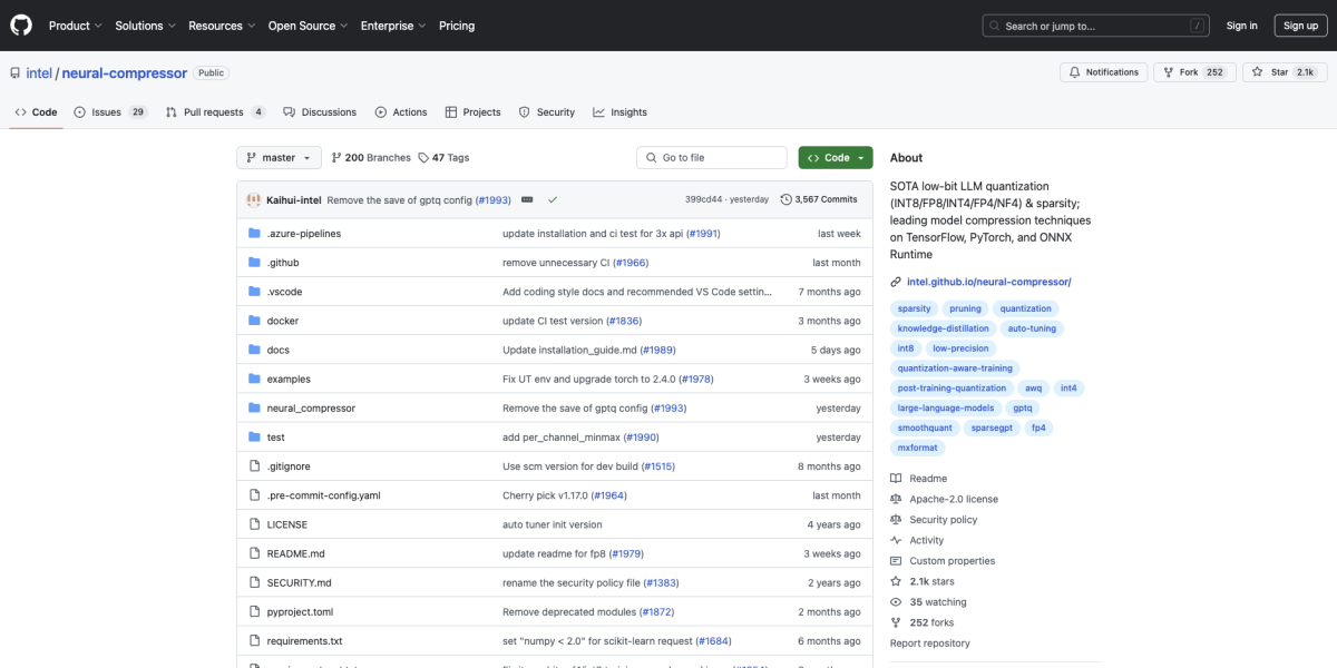 Intel Neural Compressor: 加速深度学习推理的开源工具 - 懂AI