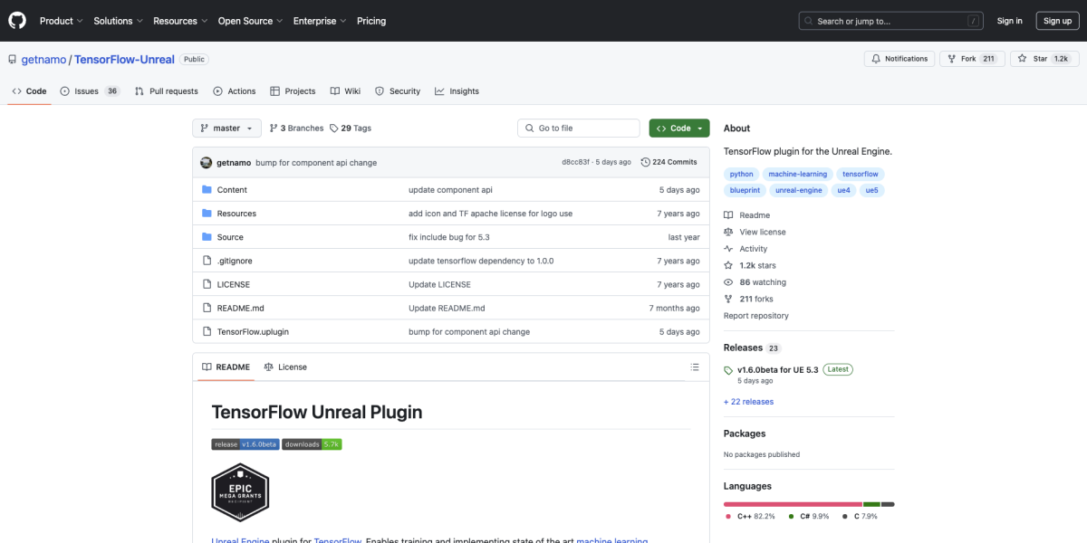 TensorFlow-Unreal: 将深度学习引入虚幻引擎 - 懂AI