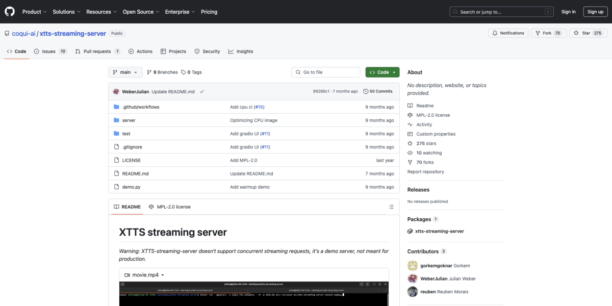 XTTS流式服务器: 实现实时语音合成的高效解决方案 - 懂AI
