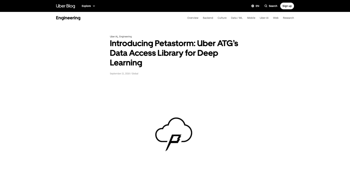 Petastorm: Uber开源的大规模深度学习数据访问库 - 懂AI