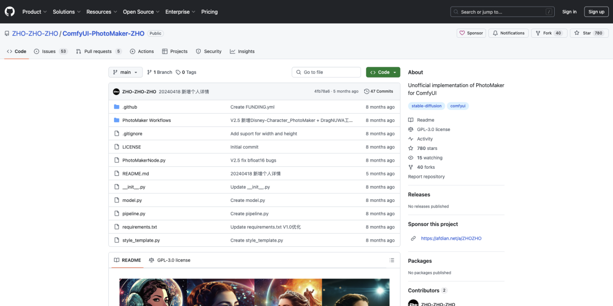ComfyUI-PhotoMaker-ZHO: 在ComfyUI中实现PhotoMaker的强大功能 - 懂AI
