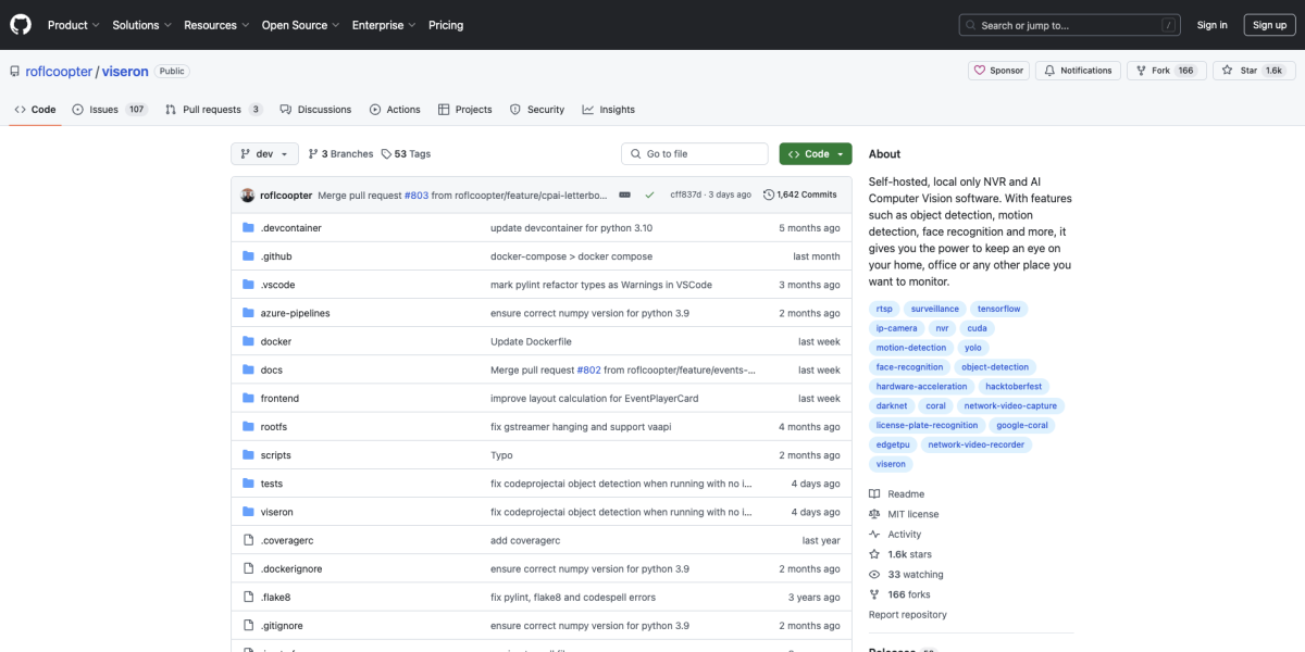 Viseron: 开源自托管 AI 视频监控系统的全面介绍 - 懂AI