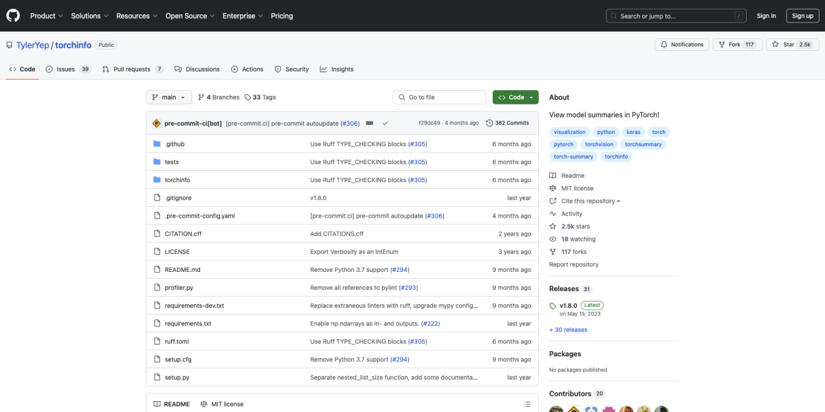 torchinfo: PyTorch模型可视化与分析工具 - 懂AI
