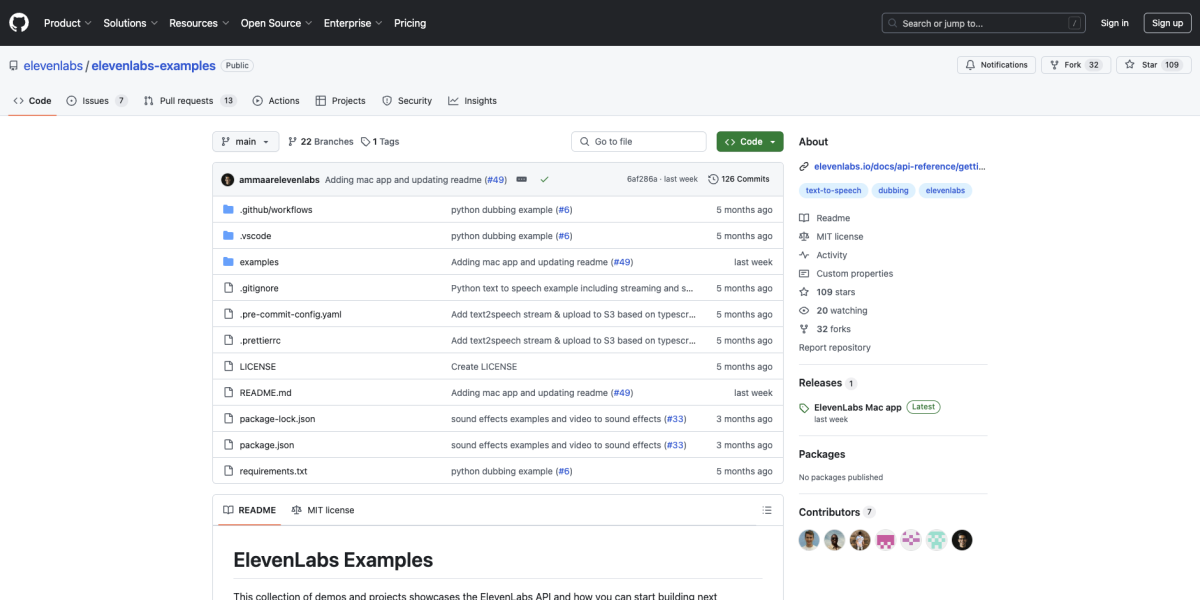 ElevenLabs示例项目：探索AI语音技术的无限可能 - 懂AI