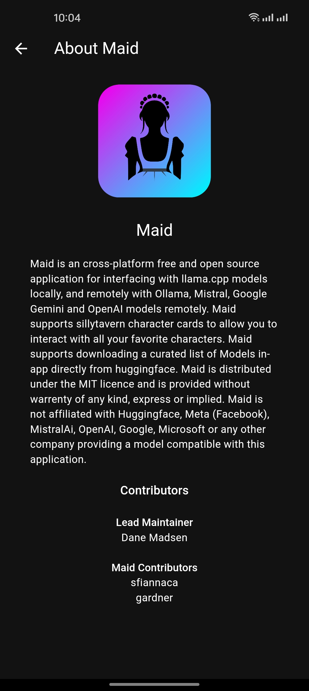 maid - 支持多种AI模型以及本地和远程接口的跨平台AI模型分发应用 - 懂AI