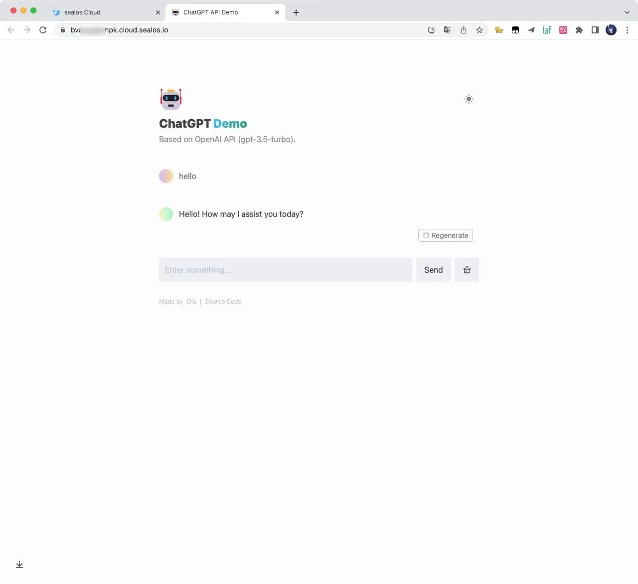 chatgpt-demo - 基于OpenAI GPT-3.5 Turbo API的ChatGPT演示项目，包括多聊天和图像生成功能 - 懂AI