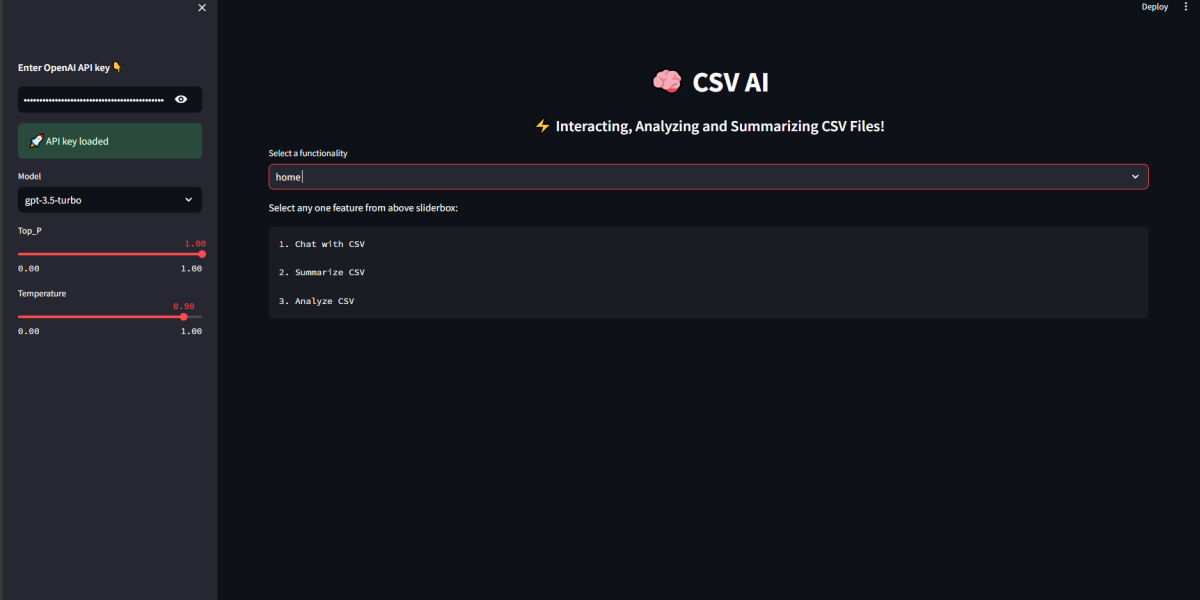 CSV-AI: 释放CSV文件中的隐藏洞察力 - 懂AI