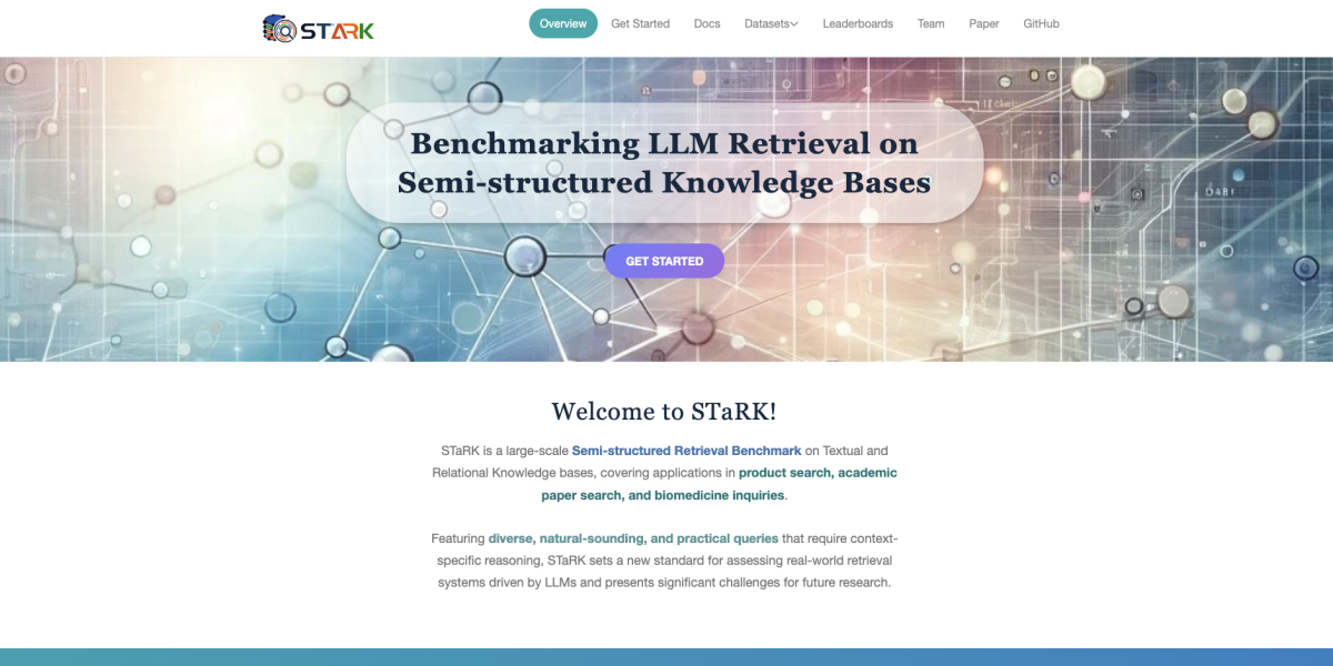 STaRK: 在文本和关系型知识库上评估大语言模型检索能力的基准 - 懂AI