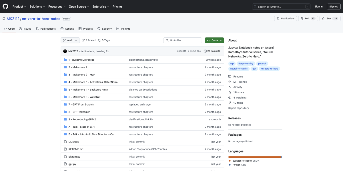 Neural Networks: Zero to Hero - Andrej Karpathy的神经网络教程笔记 - 懂AI