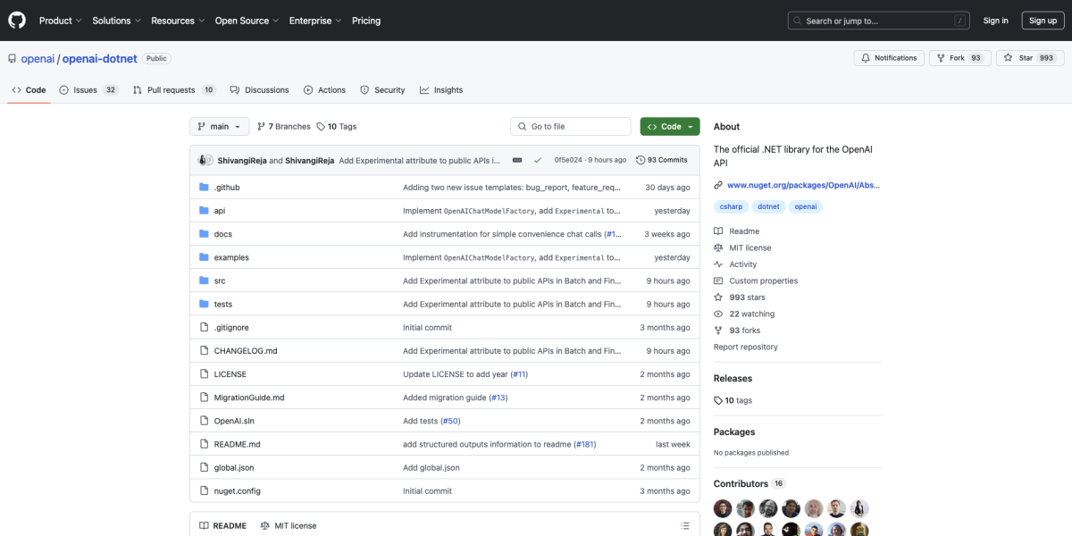 Openai Net Api 库:方便快捷地访问 Openai Api 懂ai