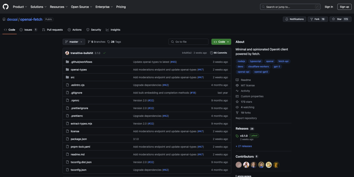 OpenAI Fetch: 一个轻量高效的OpenAI API客户端 - 懂AI