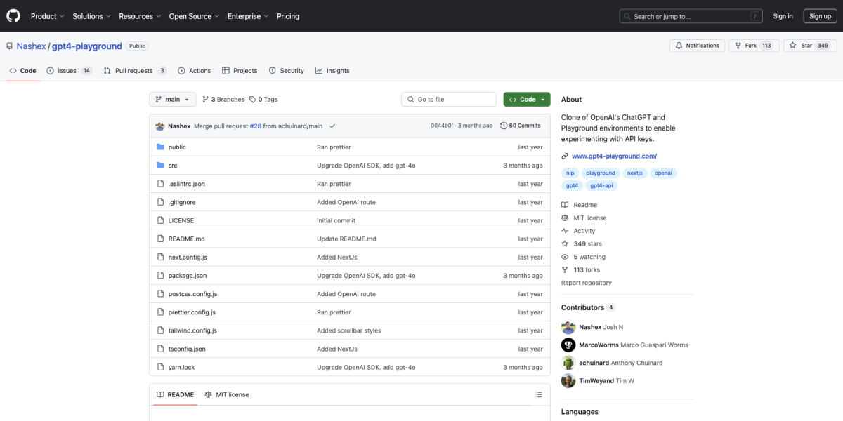 GPT-4 Playground：探索AI前沿的开源实验平台 - 懂AI