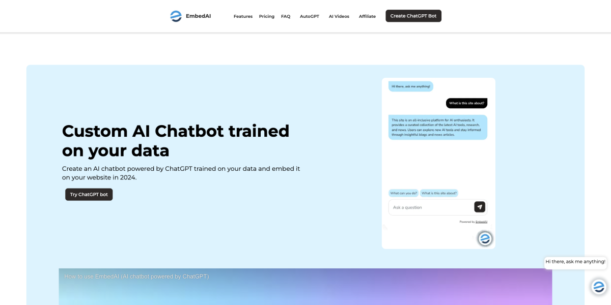 YouTube-to-chatbot：基于人工智能的YouTube视频智能问答系统 - 懂AI