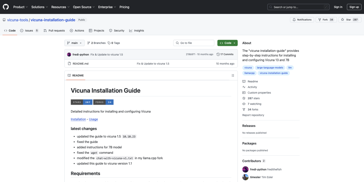 Vicuna安装指南:如何快速搭建和使用Vicuna大语言模型 - 懂AI