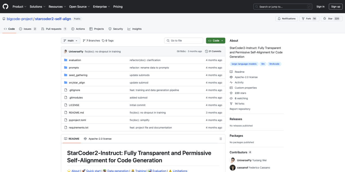 StarCoder2-Instruct：全透明和完全开放的代码生成自对齐模型 - 懂AI