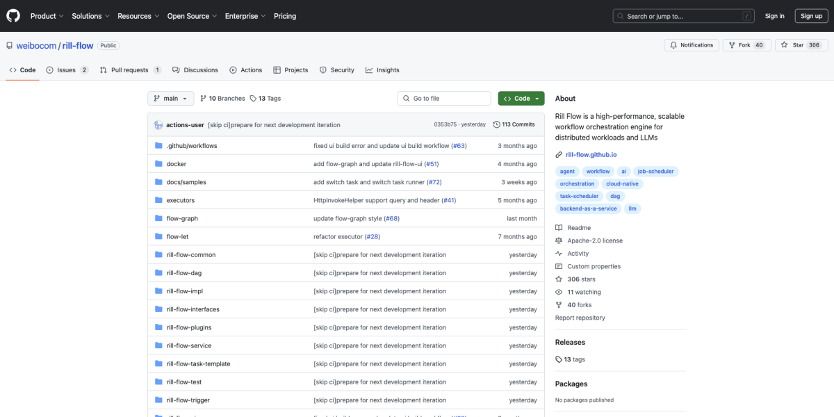 Rill Flow：高性能分布式工作流编排引擎 - 懂AI