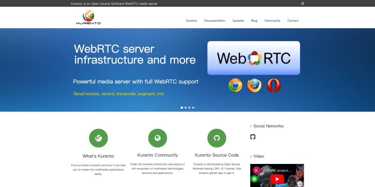 Kurento: 强大的WebRTC媒体服务器 - 懂AI