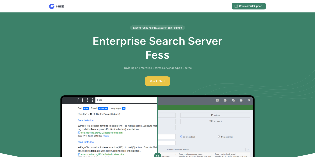 Fess: 强大易用的企业级搜索引擎 - 懂AI