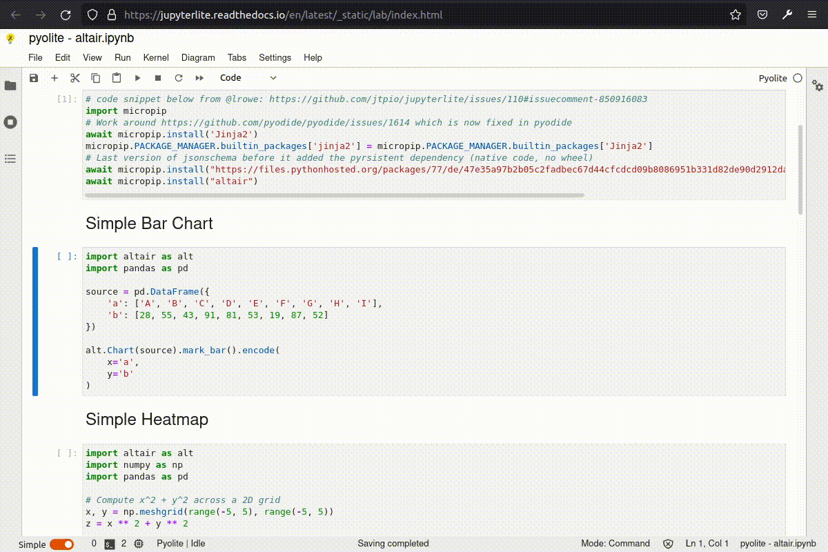 jupyterlite - 浏览器中的轻量级Jupyter开发环境 - 懂AI