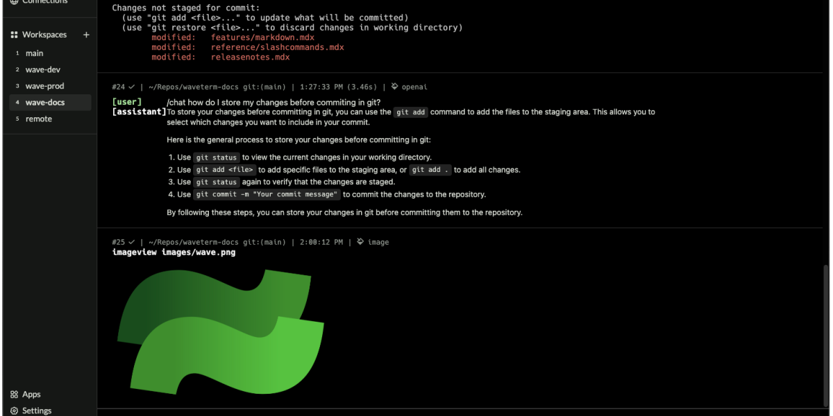 Wave Terminal: 开源跨平台终端助力无缝工作流 - 懂AI