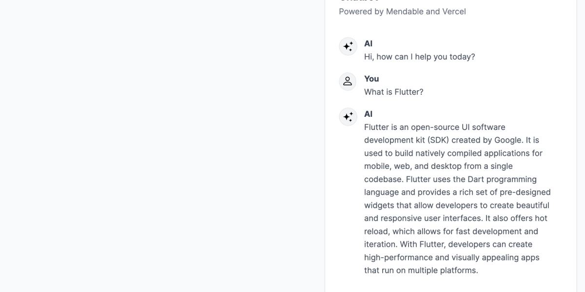 Mendable-NextJS-Chatbot：构建智能对话机器人的完美起点 - 懂AI