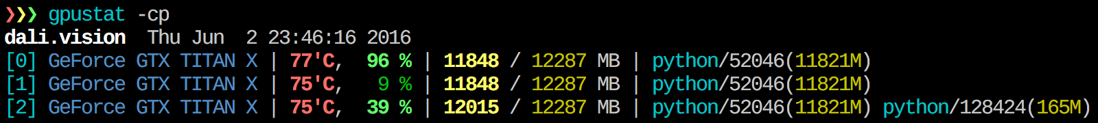 GPUstat: 一款简单高效的GPU监控工具 - 懂AI