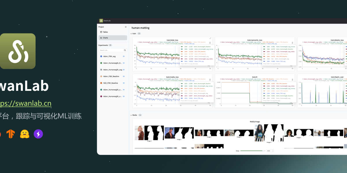 SwanLab: 全方位AI实验管理与可视化工具 - 懂AI