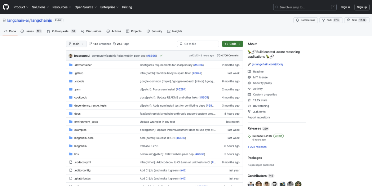 LangChain.js: 构建基于大语言模型的应用程序的强大框架 - 懂AI