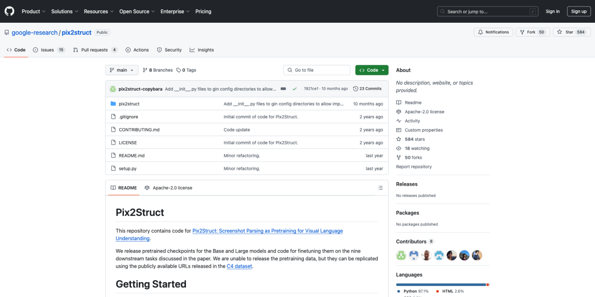 Pix2Struct：一种革命性的视觉语言理解预训练模型 - 懂AI