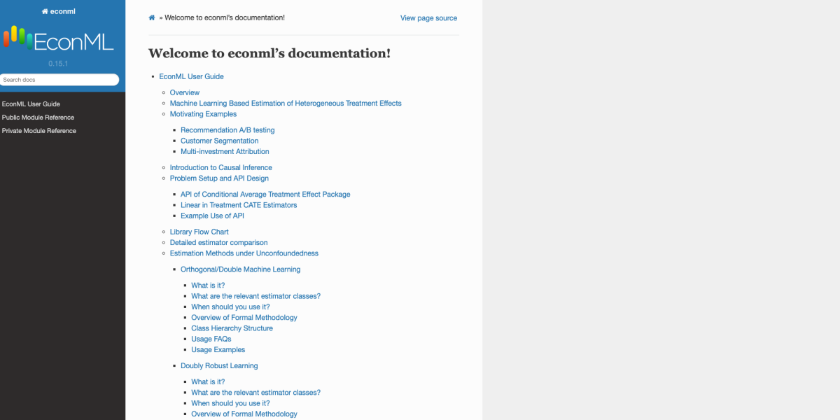 EconML: 机器学习驱动的异质性处理效应估计 - 懂AI