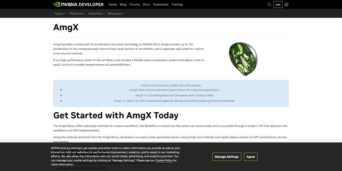 AMGX: NVIDIA开发的GPU加速代数多重网格求解器库 - 懂AI