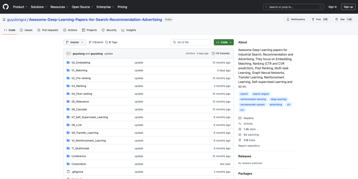 Awesome-Deep-Learning-Papers-for-Search-Recommendation-Advertising: 一份工业界搜索、推荐和广告领域深度学习论文精选 - 懂AI