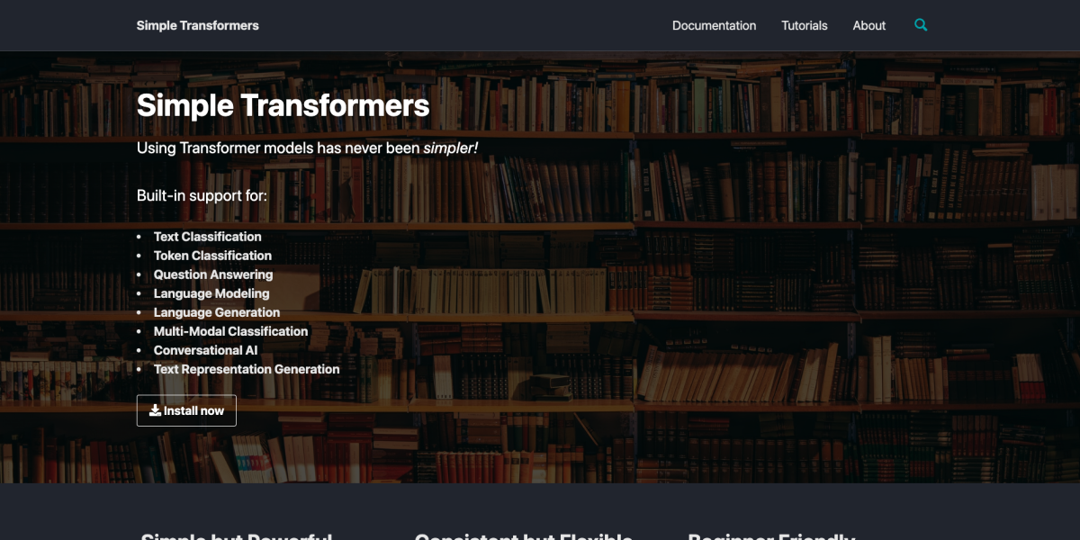 SimpleTransformers:一个使用Transformer模型变得简单的NLP工具包 - 懂AI