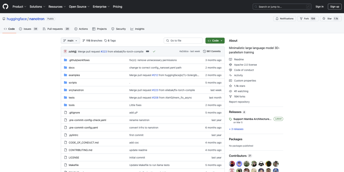 Nanotron: 简化大型语言模型的3D并行训练 - 懂AI