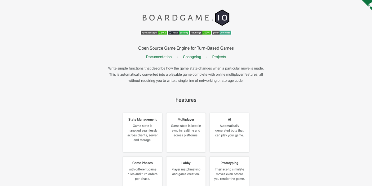 boardgame.io: 打造你的专属回合制游戏引擎 - 懂AI
