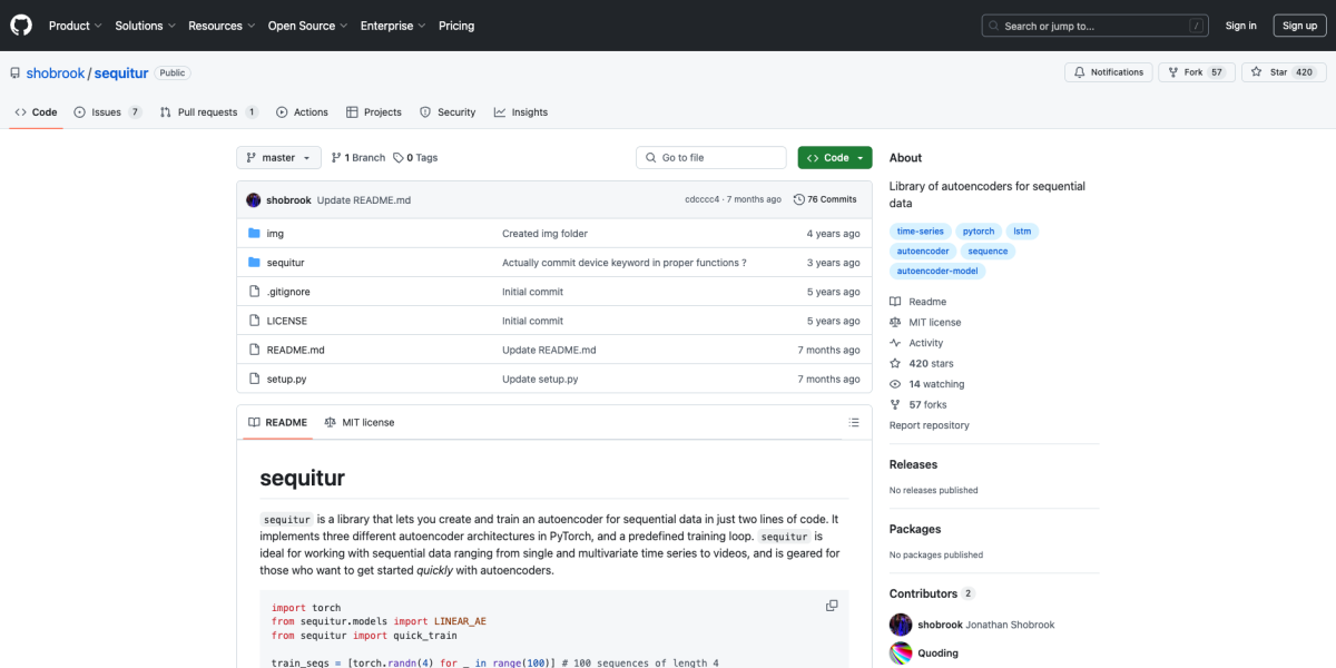 Sequitur: 简化序列数据自编码器的强大工具 - 懂AI