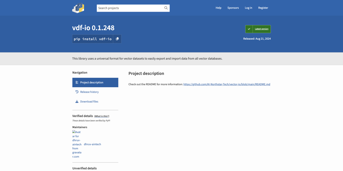 Vector-IO: 革新向量数据管理的全能工具集 - 懂AI