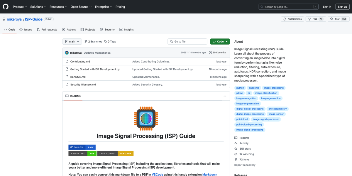 ISP-Guide: 图像信号处理技术全解析 - 懂AI