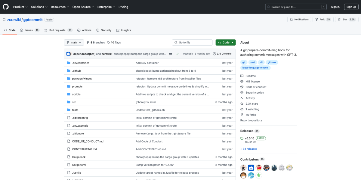 GPTCommit：利用AI自动生成Git提交信息的革命性工具 - 懂AI