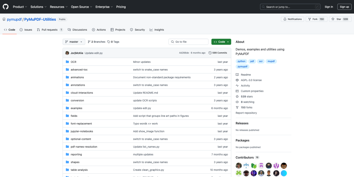 PyMuPDF-Utilities: 强大的PDF处理工具箱 - 懂AI