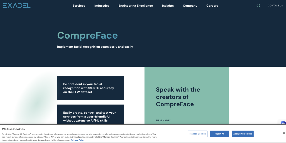 CompreFace: 领先的开源人脸识别系统 - 懂AI