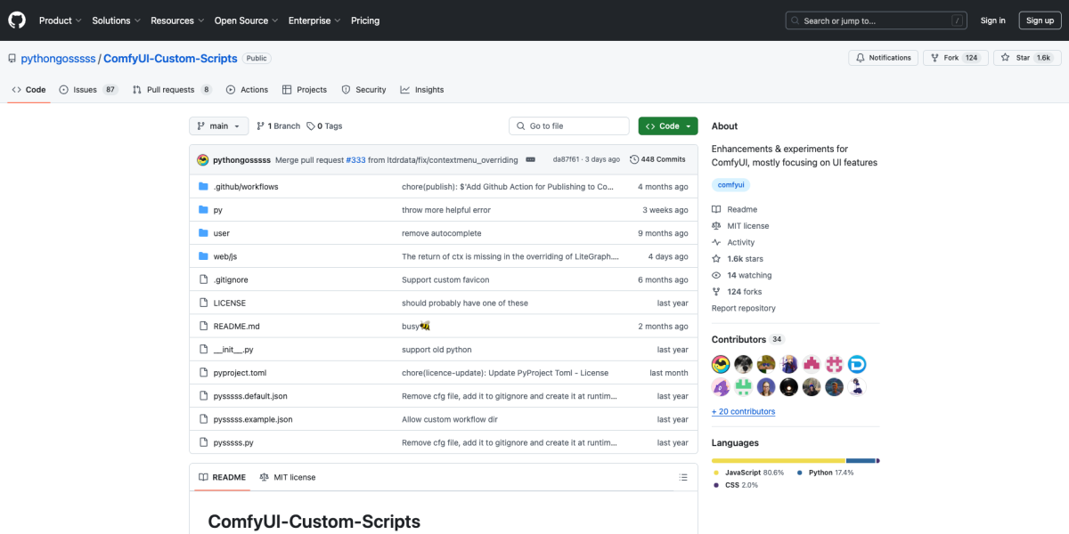 ComfyUI-Custom-Scripts:为ComfyUI带来更强大的功能和更优雅的用户体验 - 懂AI