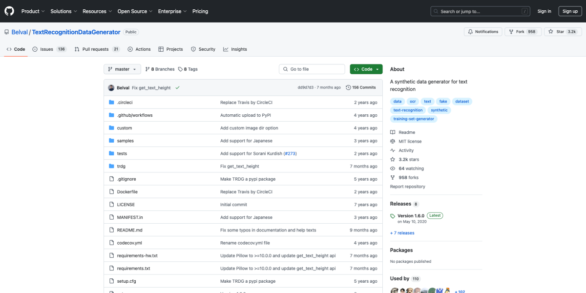 TextRecognitionDataGenerator: 生成合成文本识别数据的强大工具 - 懂AI