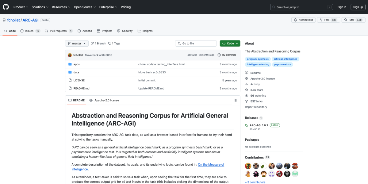 ARC-AGI：人工通用智能的新基准测试 - 懂AI